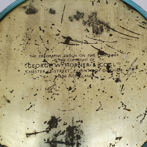 George W. Horner | Accents | Vintage George W Horner Tin With Plate ...